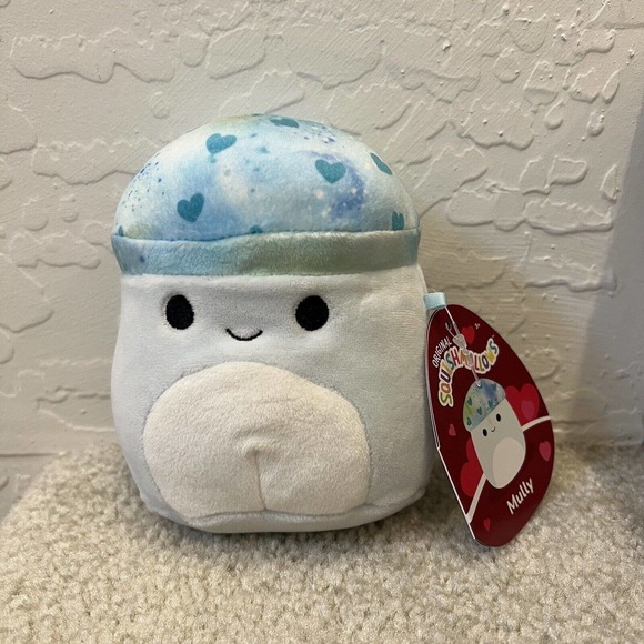 Squishmallows | Toys | Squishmallow 5 Inch Mully The Mushroom Soft Blue ...